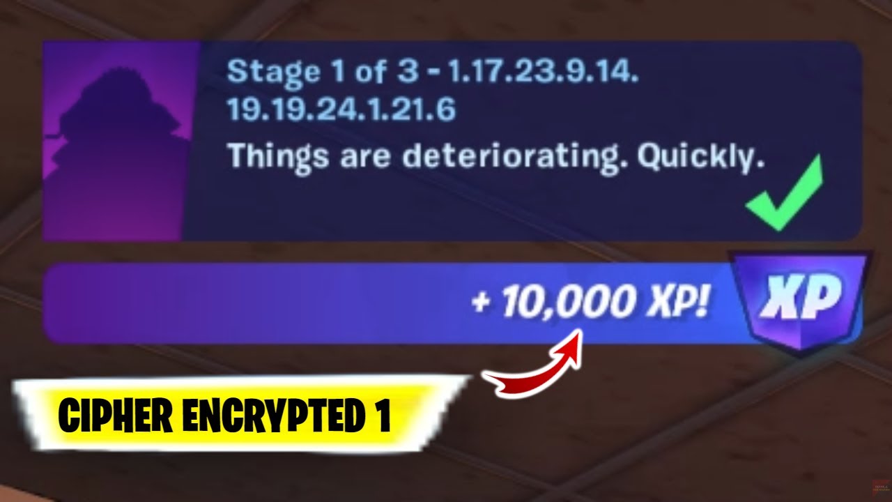 Fortnite 1.17.23.9.14. 19.19.24.1.21.6 | Cipher Encrypted Quests 1 ...