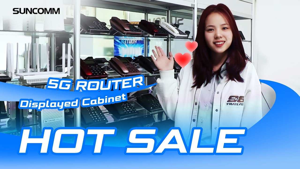 showing SUNCOMM products displayed cabinet to you#5g #modem #router ...