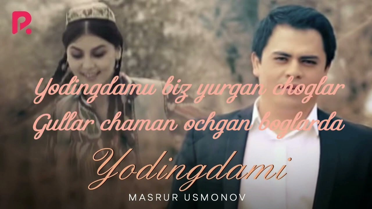 Mansur Usmanov Yodingdami karaoke minus - YouTube