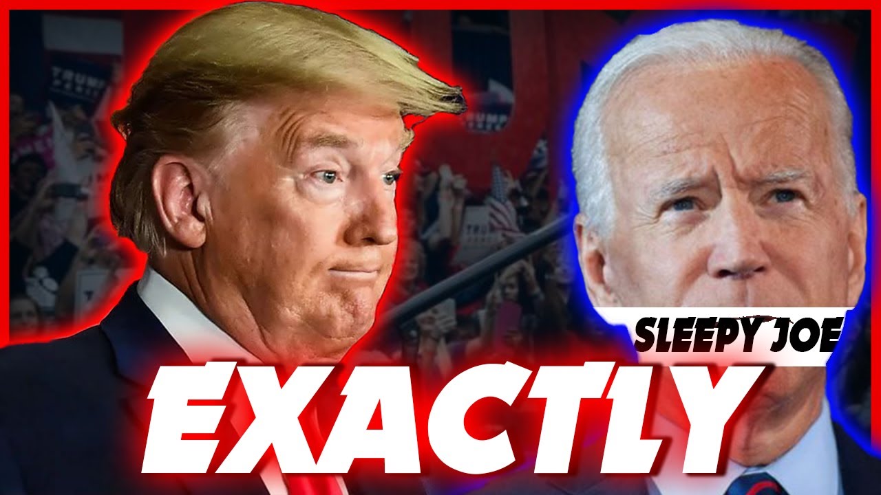 President Trump Slams "S.eepy Joe" (and Says what we are all thinking ...
