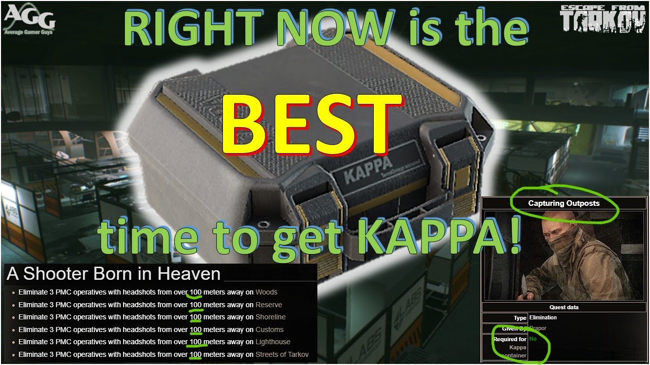 RIGHT NOW is the BEST time to get Kappa! [Escape from Tarkov] - YouTube
