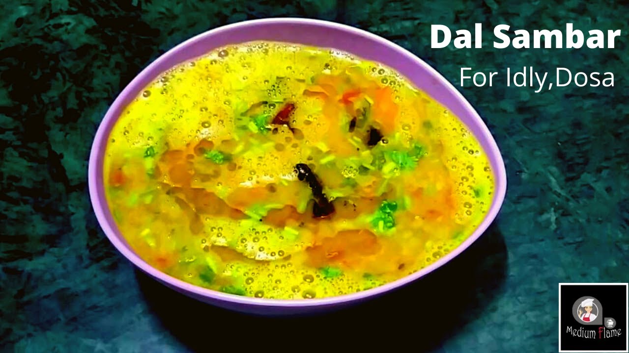 Idly Paruppu Sambar in Tamil | How to make Dal Sambar for Idly, Dosa ...