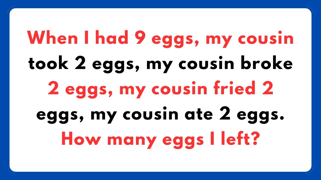 FUN BRAIN TEASERS WITH ANSWERS - YouTube