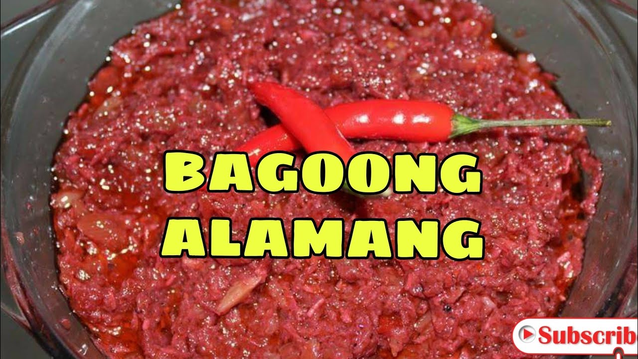 HOW TO COOK BAGOONG ALAMANG | MY OWN VERSION - YouTube