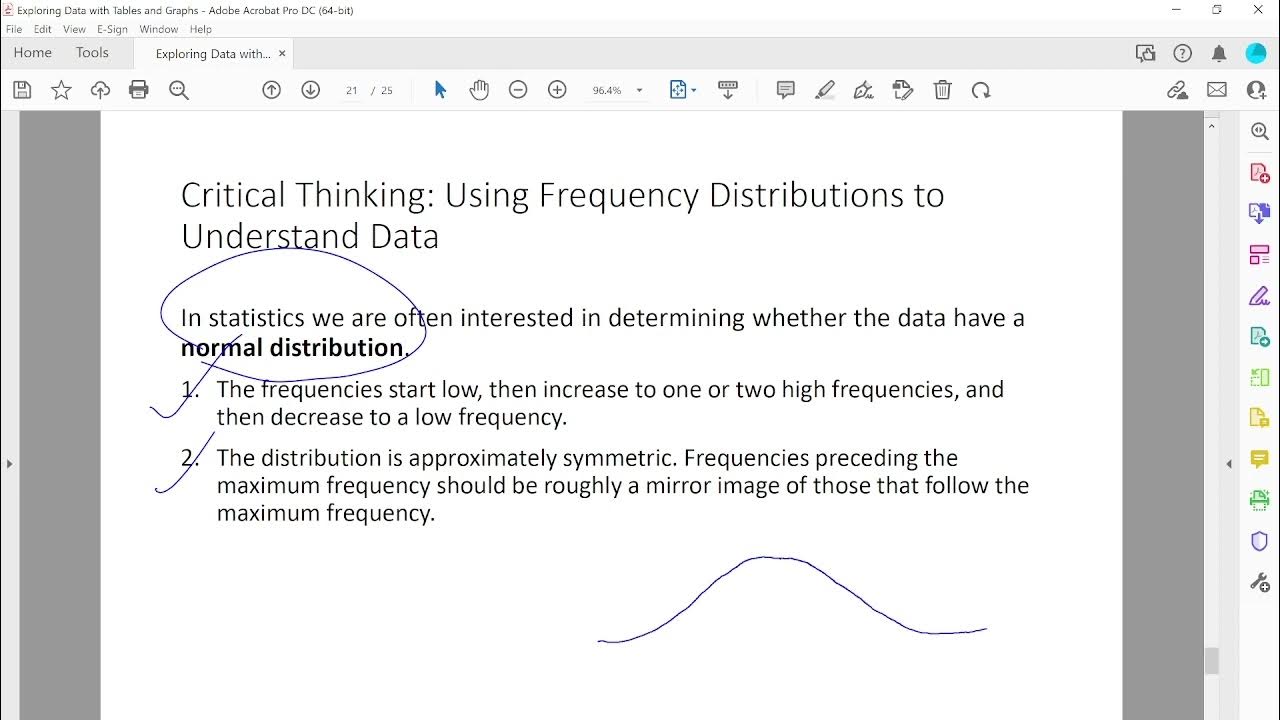 2.1: Frequency Distributions for Organizing and Summarizing Data - YouTube