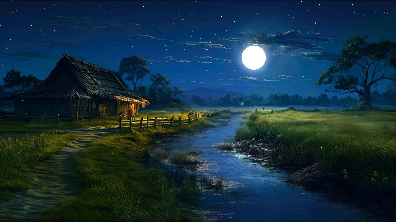 Relaxing Ambient Sounds for Stress Relief and Deep Sleep, Night Nature ...