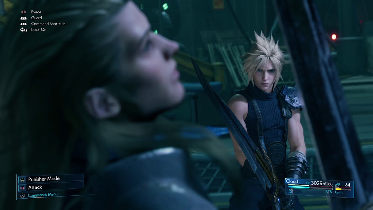 FINAL FANTASY VII REMAKE - Roche Boss Battle (Hard Difficulty) - YouTube