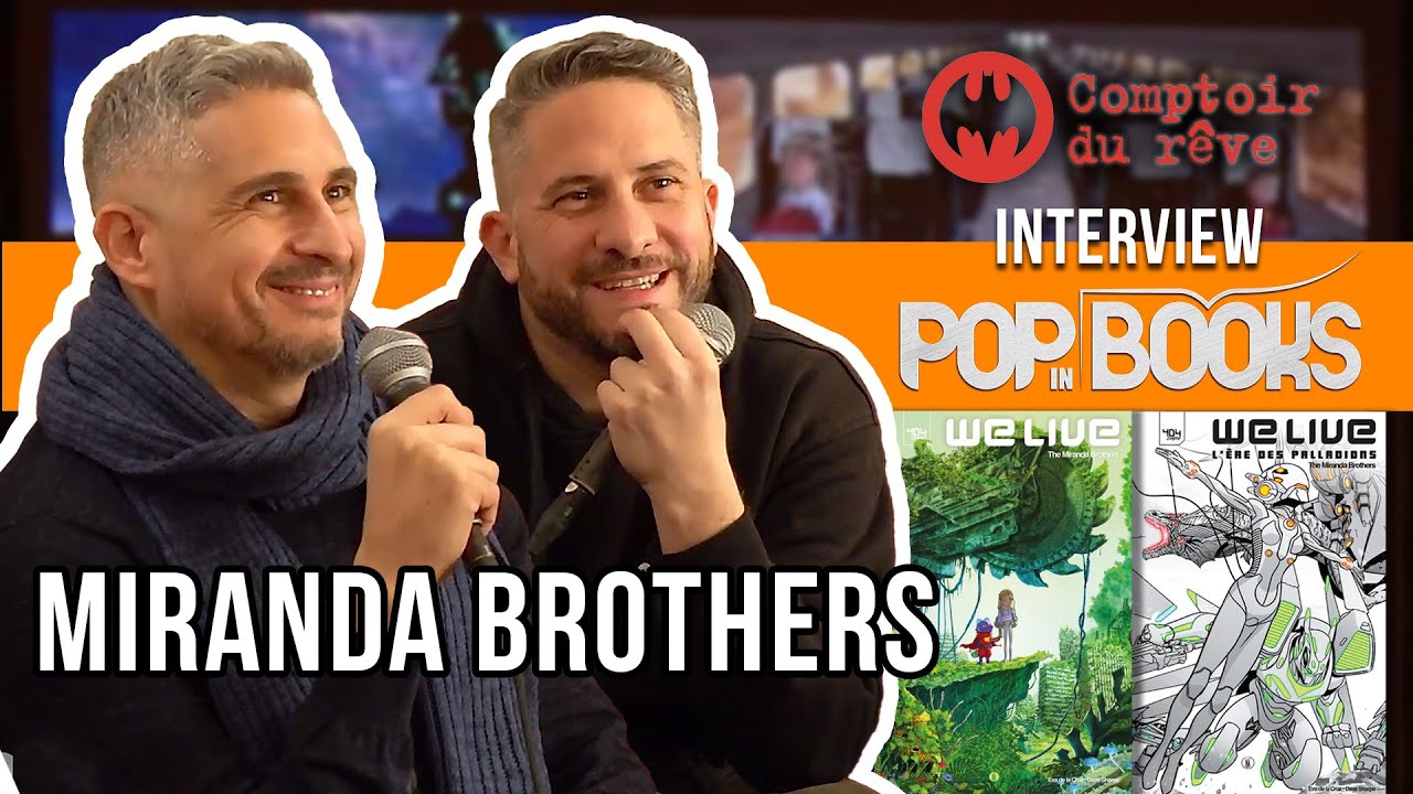 Pop In Books - The MIRANDA BROTHERS au Comptoir du rêve Comics - YouTube