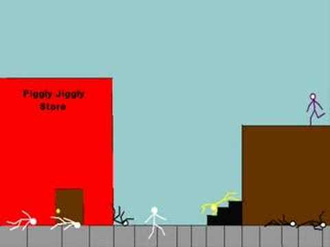 stick figure gang fight!! - YouTube