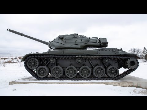 Army veteran cleans up Patton tanks for display