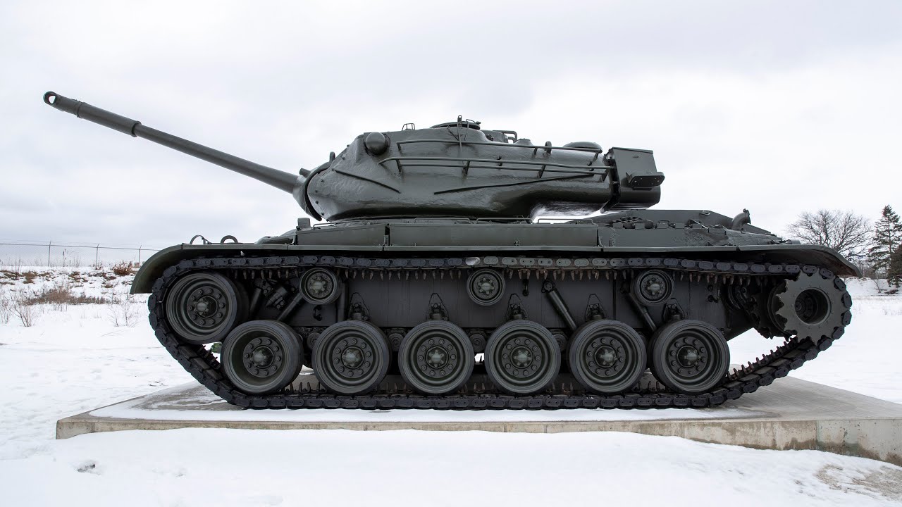 Army veteran cleans up Patton tanks for display - YouTube