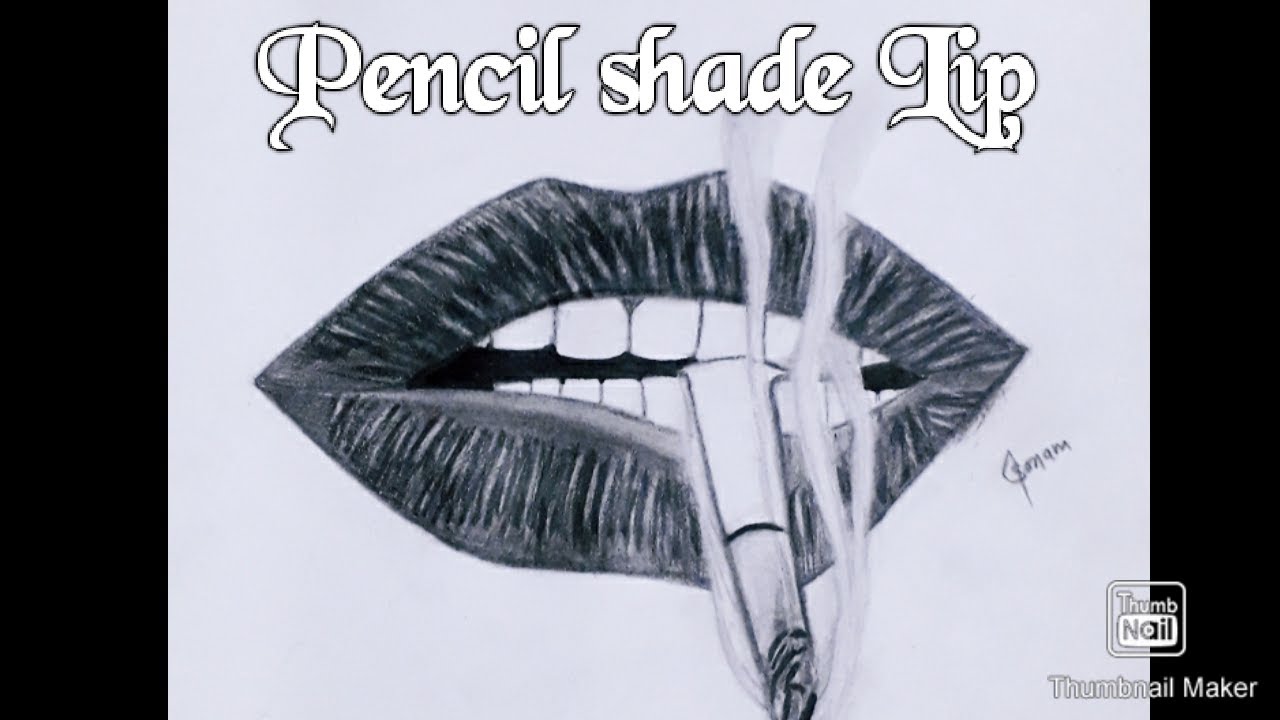 Draw Pencil Shade Lip👄 - YouTube