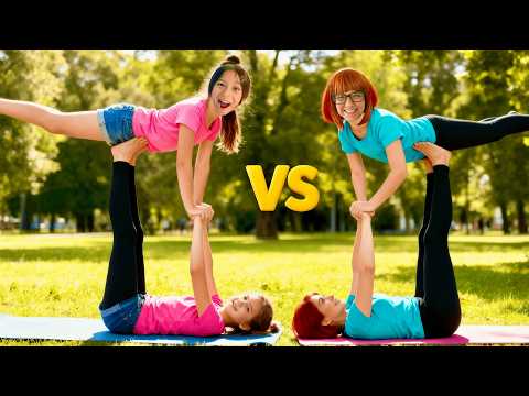 DESAFIO DE YOGA EM DUPLA: Conseguimos?😂🧘‍♀️