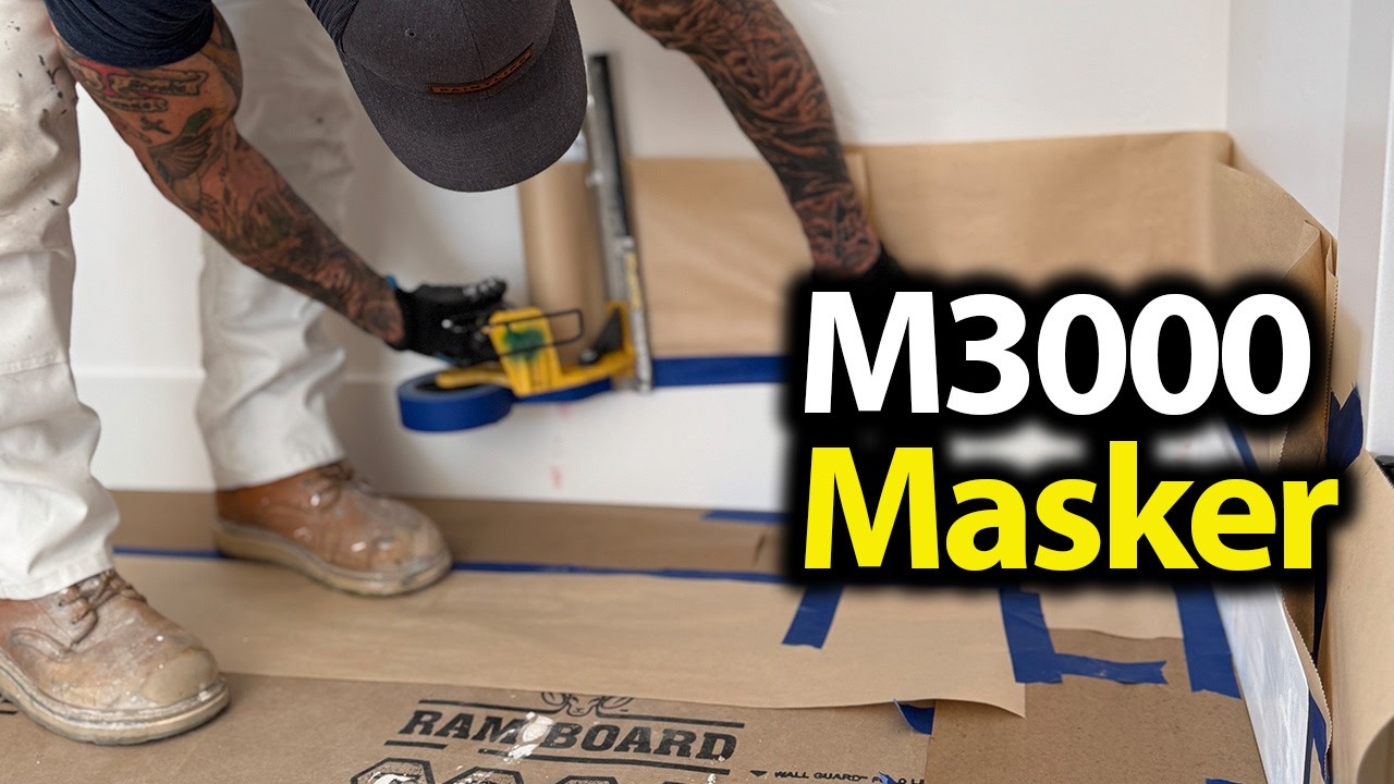 How to Use the 3M M3000 Hand Masker | Faster Painting with FrogTape ...
