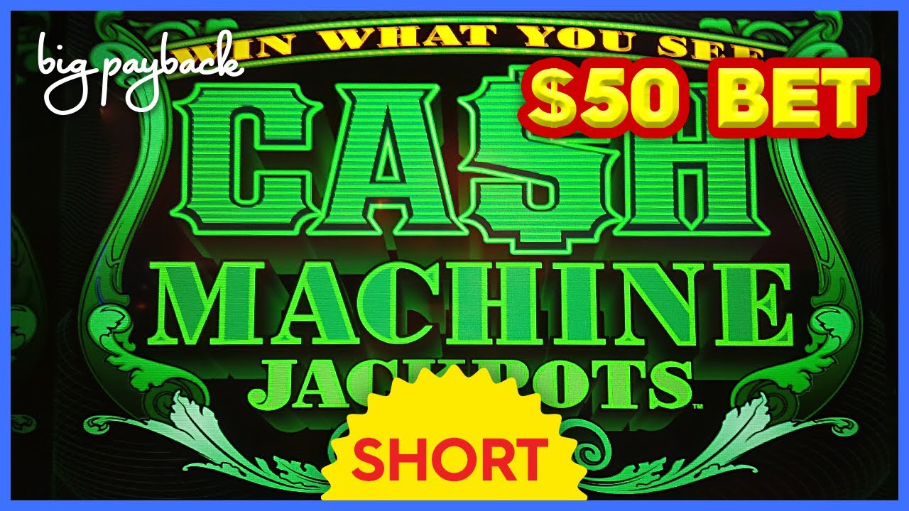 $50 MAX BET WHEEL SPIN! Cash Machine Jackpots Slot! #Shorts - YouTube