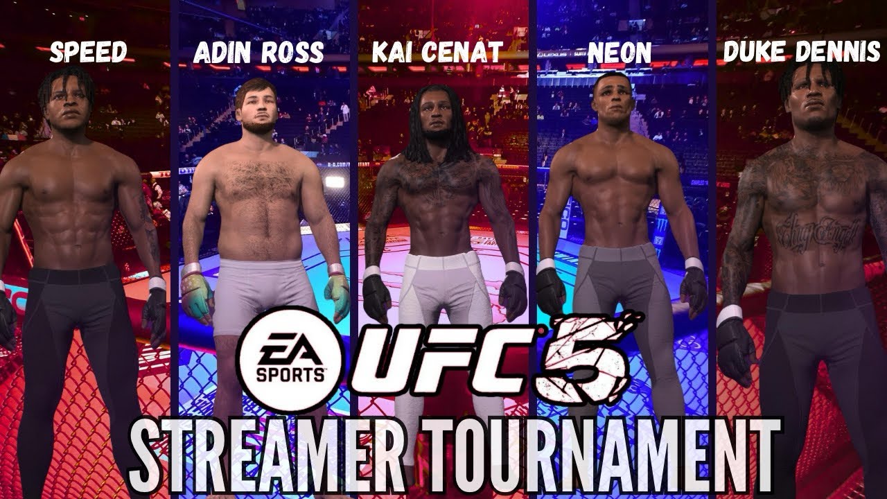 The FIRST Ever Streamer FIGHT Tournament In UFC 5 - YouTube
