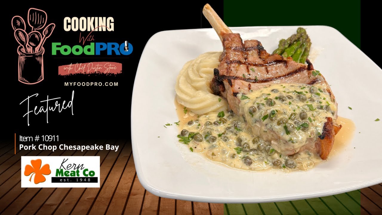 Kern Meat Co. Bone-In Pork Chops with Lemon Caper Butter Sauce - YouTube
