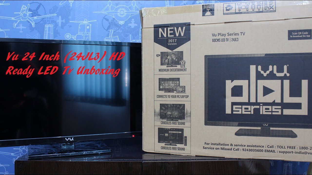 Vu 24 Inch (24JL3) HD Ready LED Tv Unboxing. Best Led TV Under Rs.10000 ...