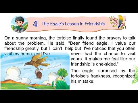 Chapter-4 The Eagle's Lesson in Friendship | Moral Values-3 | Carvaan | School Learning