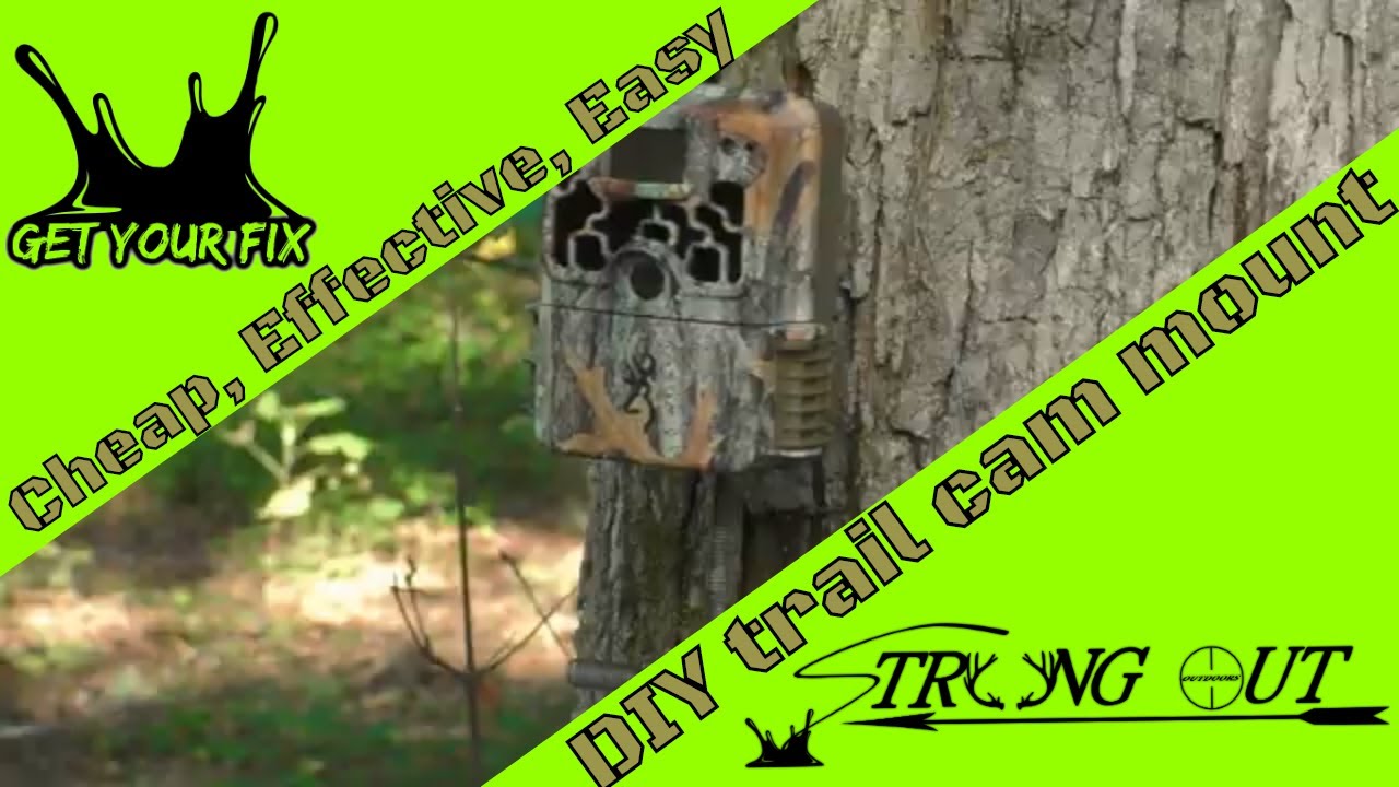 CHEAP, EASY, DIY, trail cam mount Version 2 - YouTube