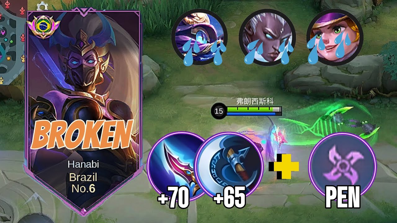 HANABI STRONG GAMEPLAY, BEST BUILD OF CRITICAL DAMAGE AND EXPLOSION ...