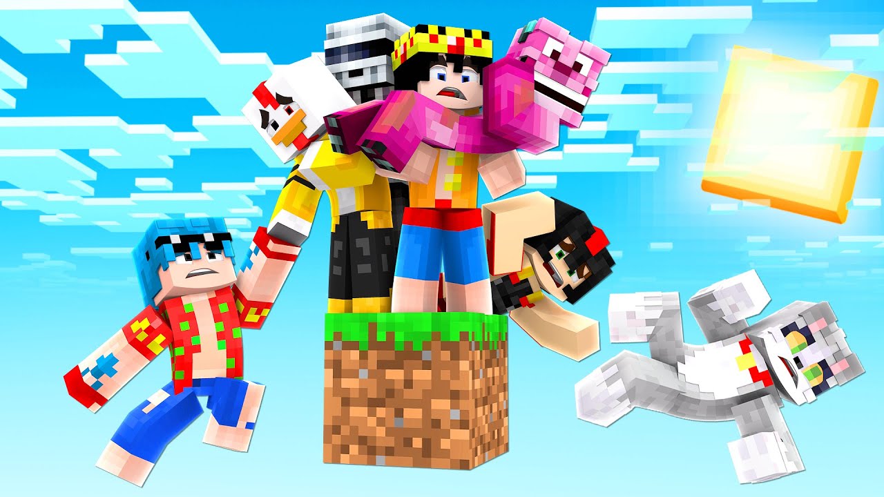 ¡7 COMPAS vs UN BLOQUE en MINECRAFT EXTREMO! - YouTube