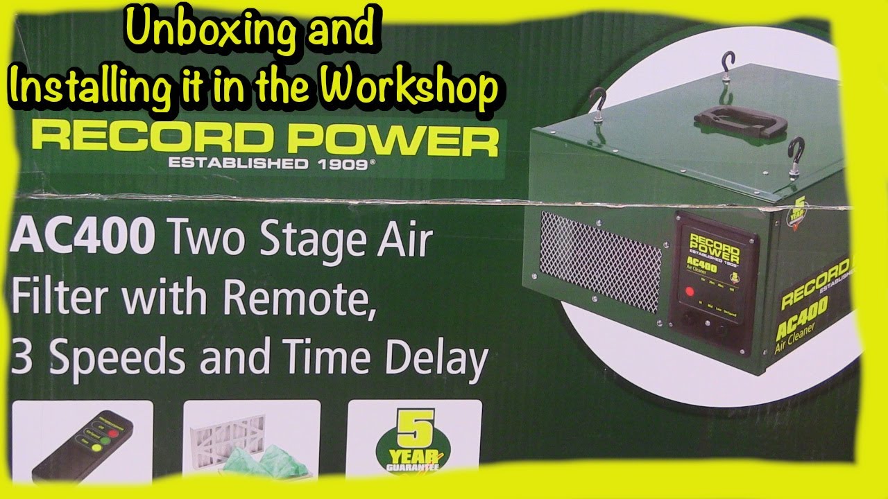 Record AC400. Fitting it in the Shed - YouTube