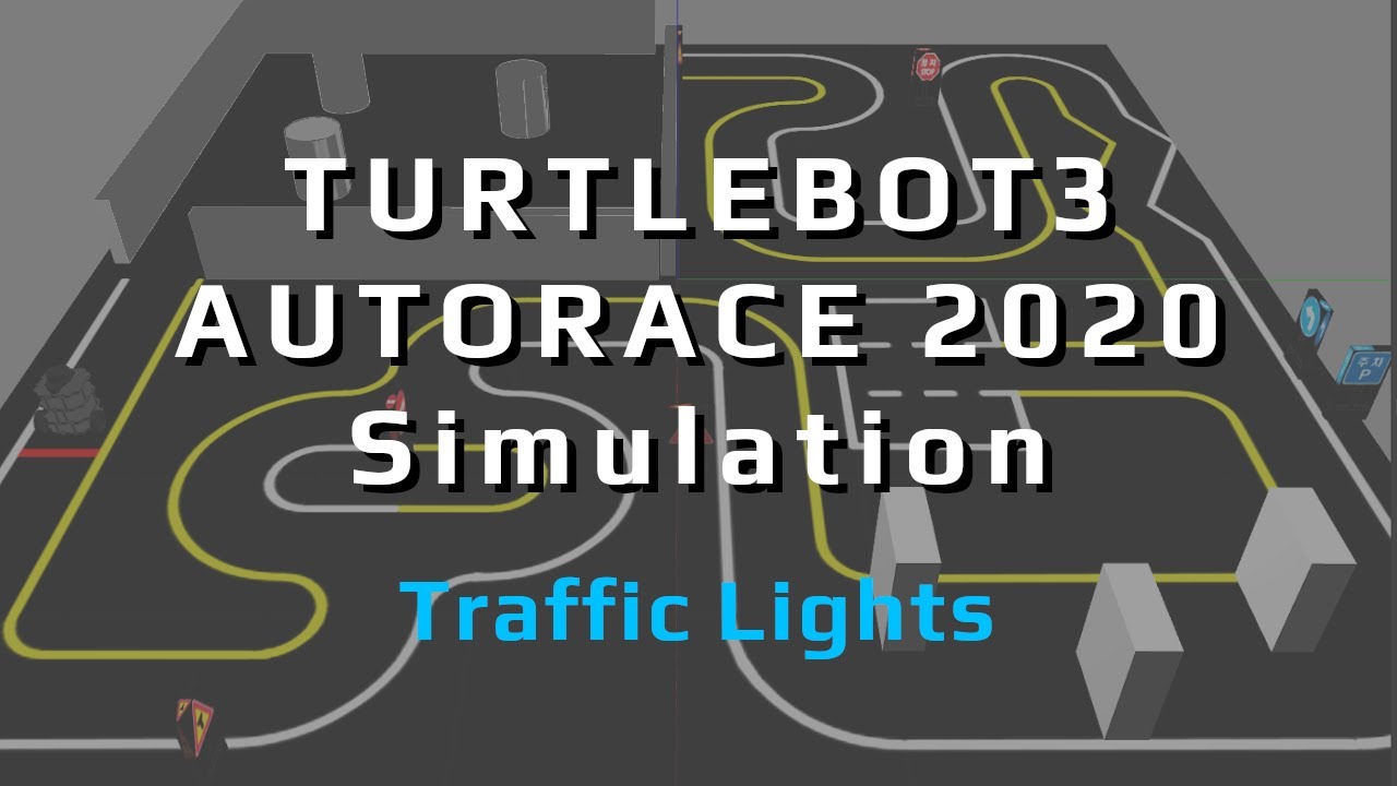 [TurtleBot3 AutoRace 2020 for Noetic ] Mission 1: Traffic Lights - YouTube