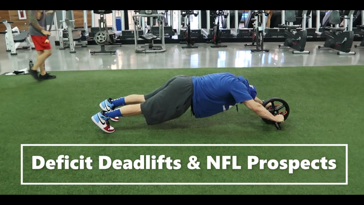 Deficit Deadlifts & NFL Prospects; Back and Core Training - YouTube