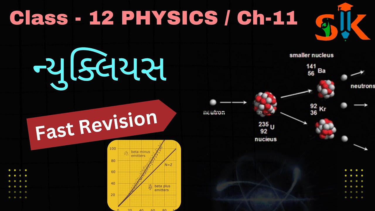 Class 12 - Physics - ન્યુક્લિયસ / Fast revision / Modern Physics - YouTube