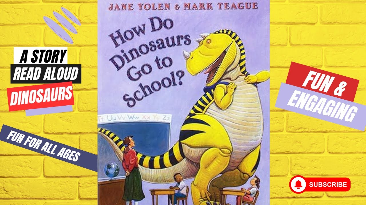 How do Dinosaurs Go to School - A Story Read Aloud - YouTube