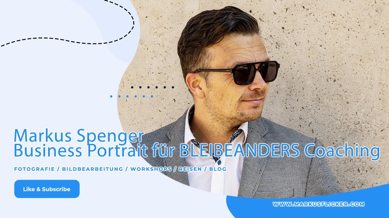 Markus Spenger Business Portrait für BLEIBEANDERS Coaching # ...