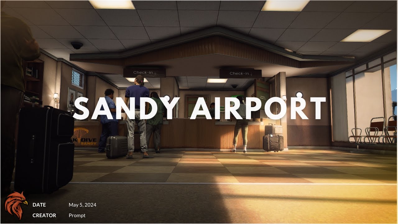 Sandy Shores Airport [FiveM MLO - GTA V Interior] - YouTube