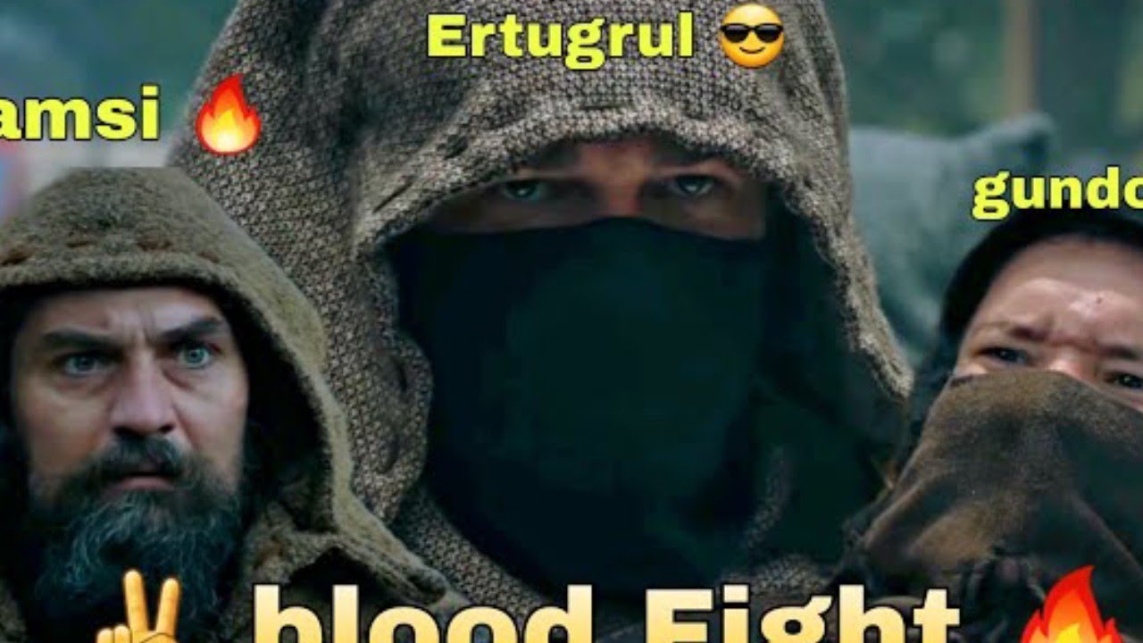 ERTUGRUL GUNDUZ BAMSI TURGUT BLOOD FIGHT ALINCAK AND BEBOLAT VS ...