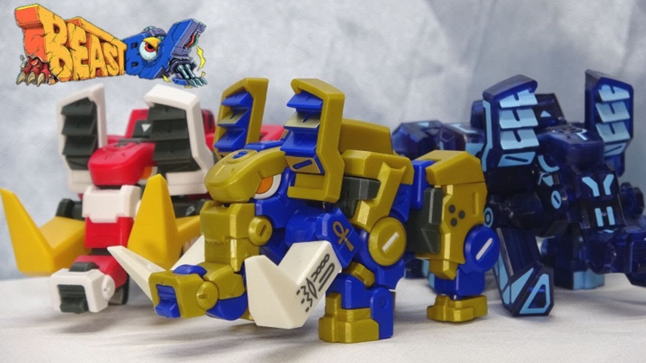 CT203 ビーストボックス マンモス型のMOMA3カラー変形トイ 52toys Beastbox MOMA - YouTube