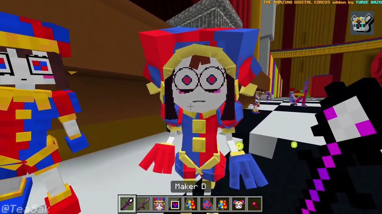 EVERY NEW The Amazing Digital Circus ADDON in MINECRAFT PE - YouTube