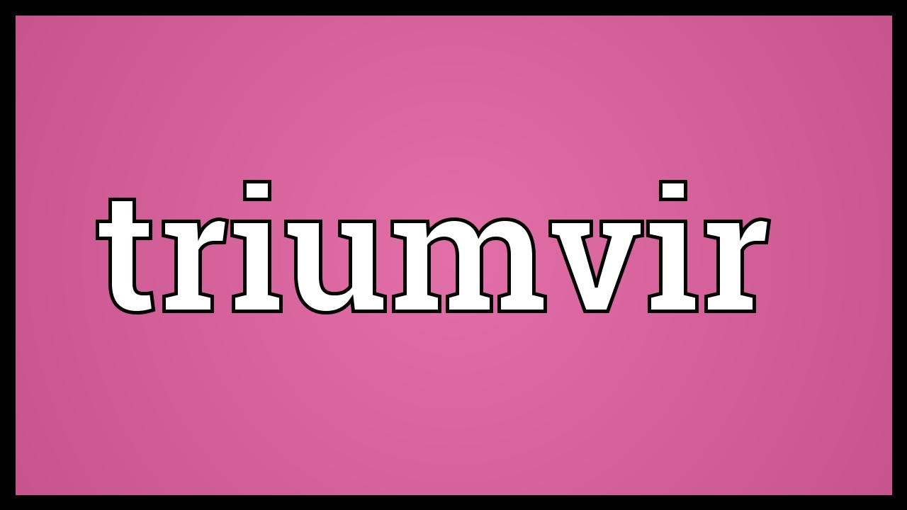 Triumvir Meaning - YouTube