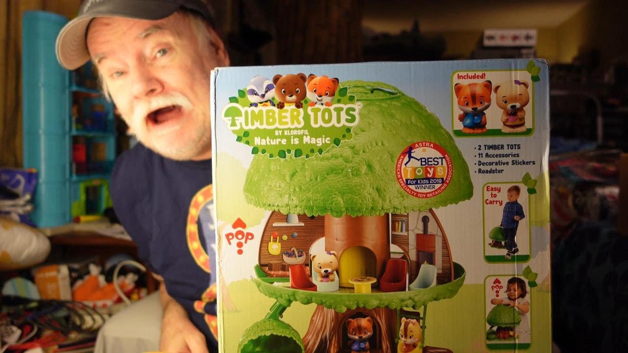 Timber Tots Nature Is Magic Treehouse Playset - YouTube