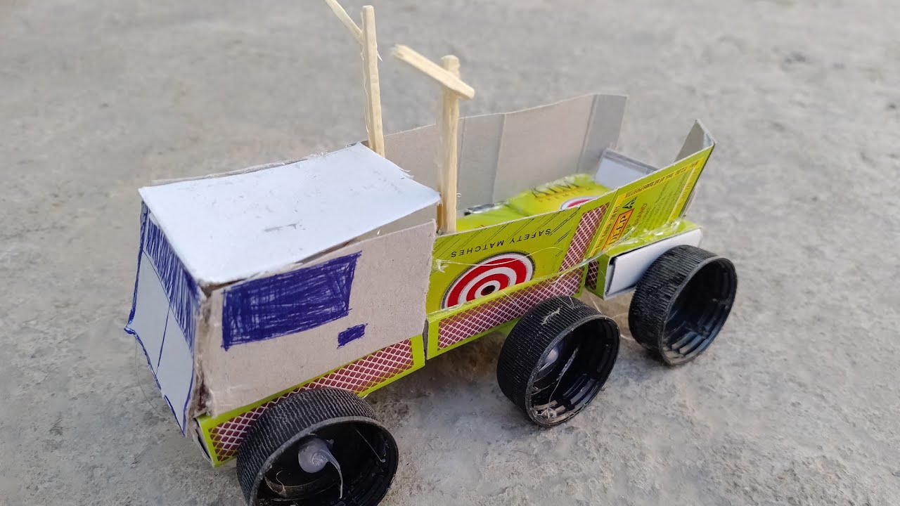 4 Amazing DIY matchbox TOY machis box truck loding at Home - YouTube