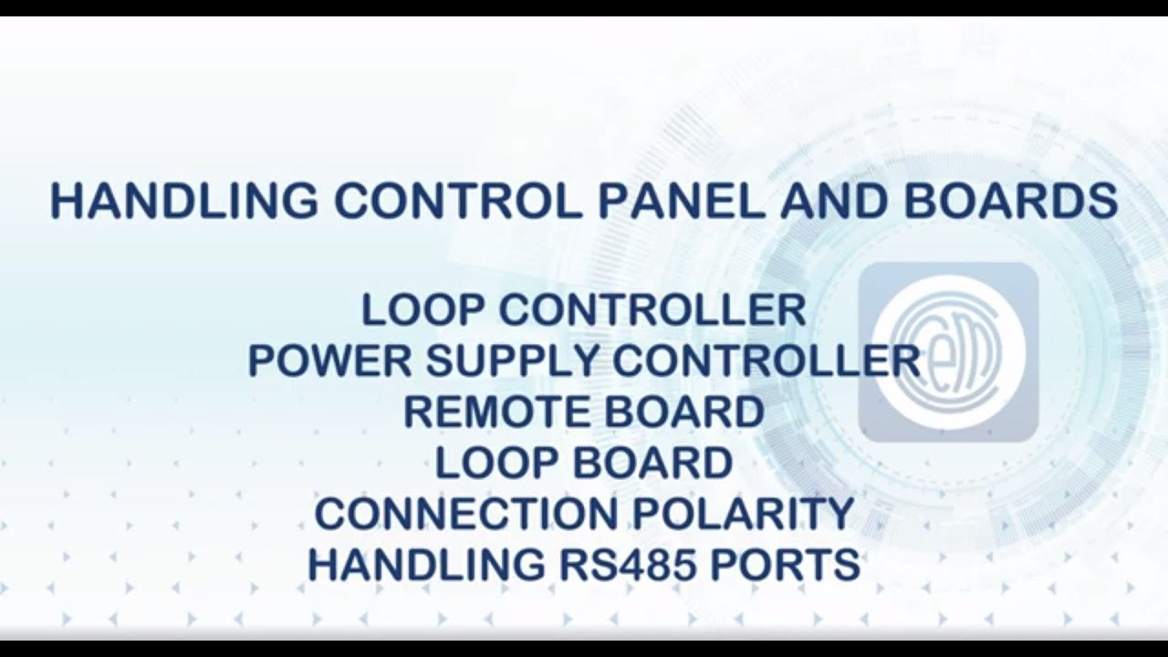 Correct handling of fire panel plates and boards - YouTube