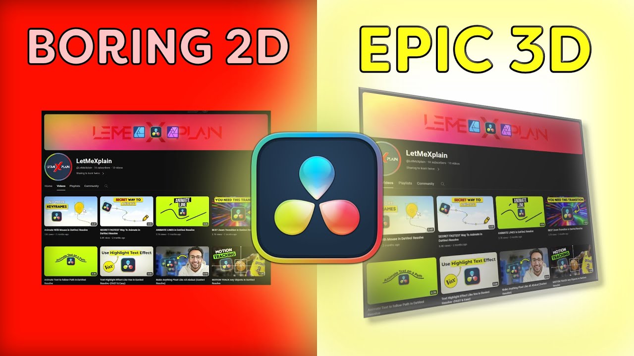 Make EPIC 3D Animation (DaVinci Resolve) - YouTube