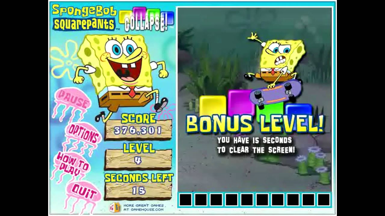 Scout plays SpongeBob Collapse - YouTube
