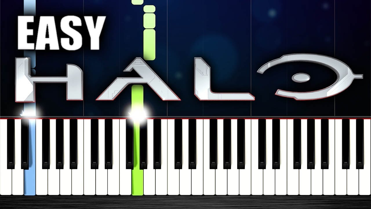 Halo Theme - EASY Piano Tutorial - YouTube