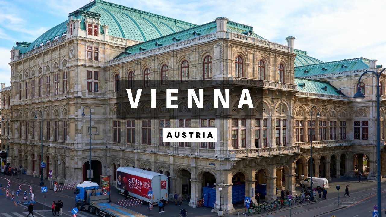 VIENNA 4K Full HDR 60fps | Austria Walking Tour on a SUNDAY April 2023 ...