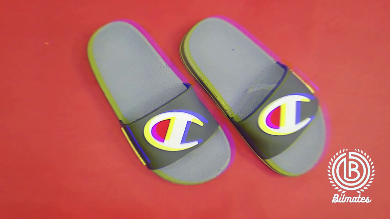 CHAMPION SLIPPERS FOR MEN. - YouTube