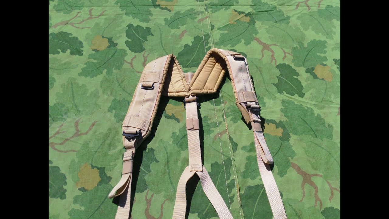 USGI Tan ALICE Y Suspenders review - YouTube