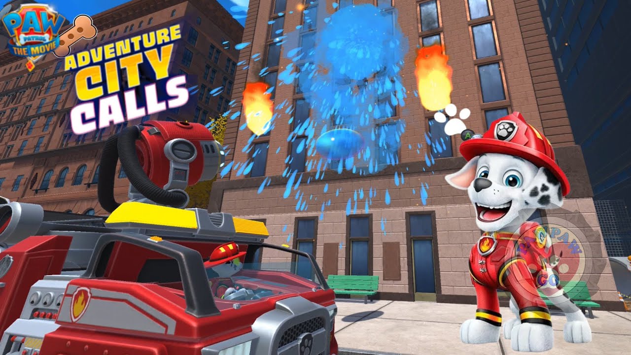 PAW Patrol The Movie: Adventure City Calls - Put out the Fires - YouTube