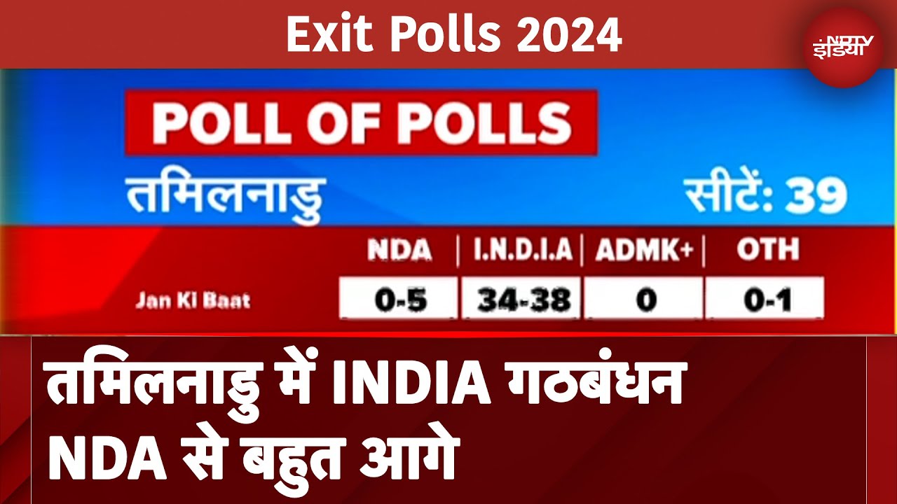 Exit Poll 2024: Lok Sabha 2024 में तमिलनाडु के Poll of Exit Polls में ...