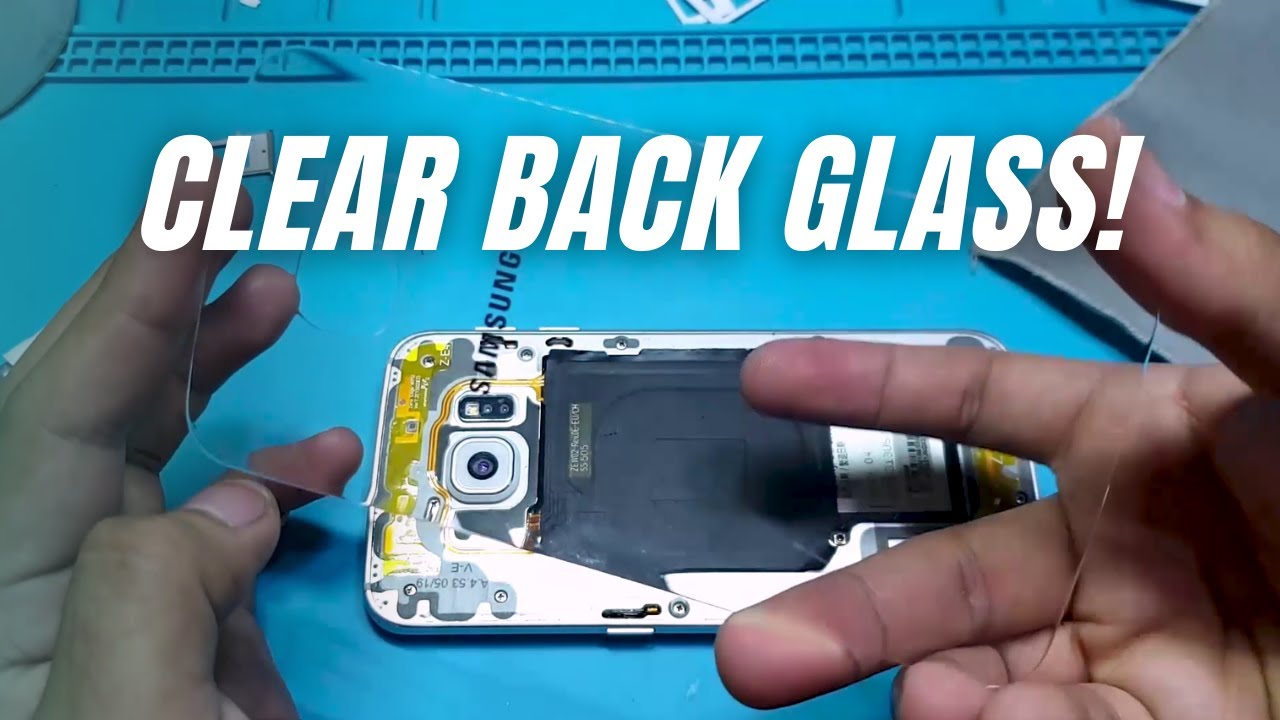 How to Make Clear/Transparent Back glass! - YouTube