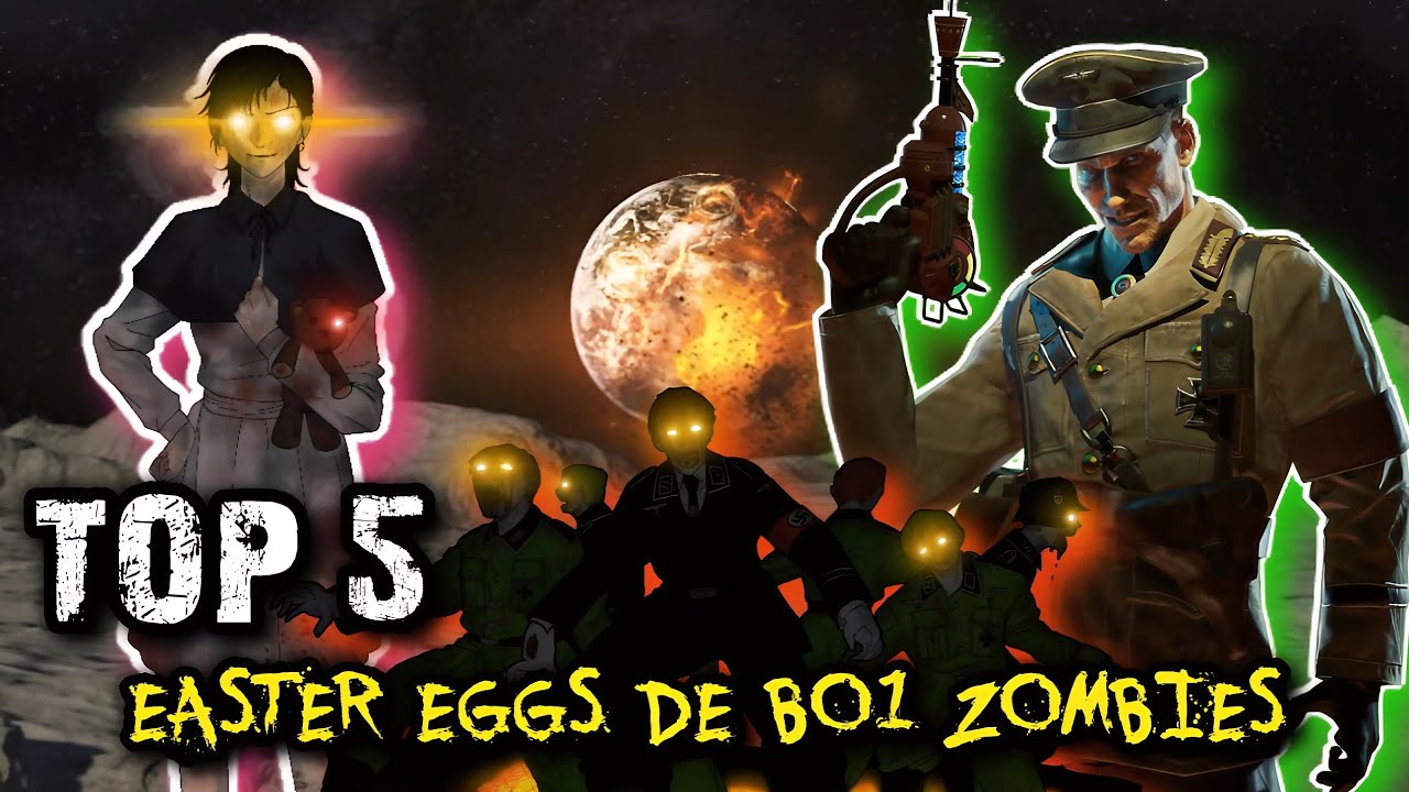 TOP 5 EASTER EGGS DE BO1 | COD ZOMBIES - YouTube